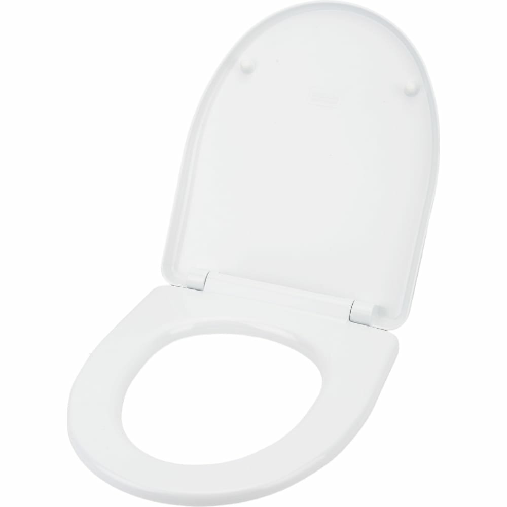 Сиденье Sanita дюропластовое, с пластиковым креплением, микролифт к компактам (Идеал, Стандарт, Виктория, Лада, Марс)