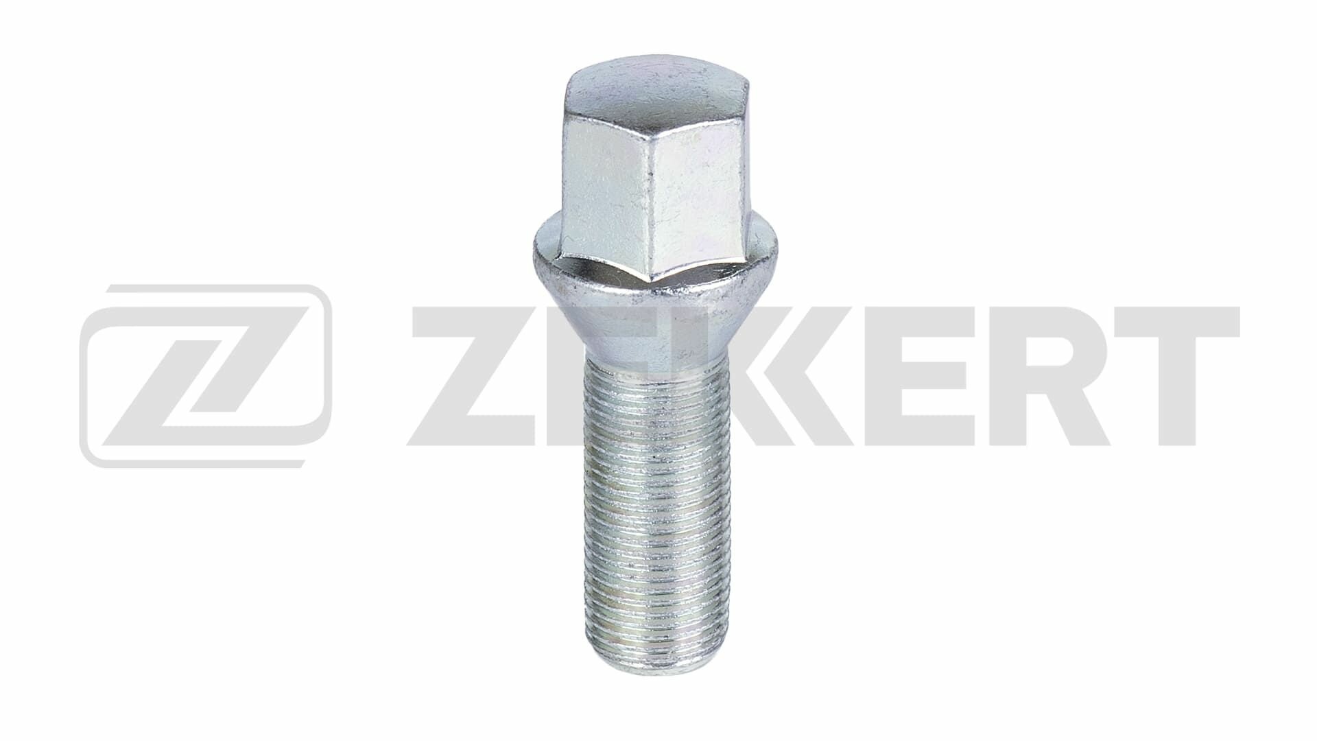 Болт колесный конус М14x1,25 длина резьбы 32 ключ 17 цинк. Комплект - 4 шт.