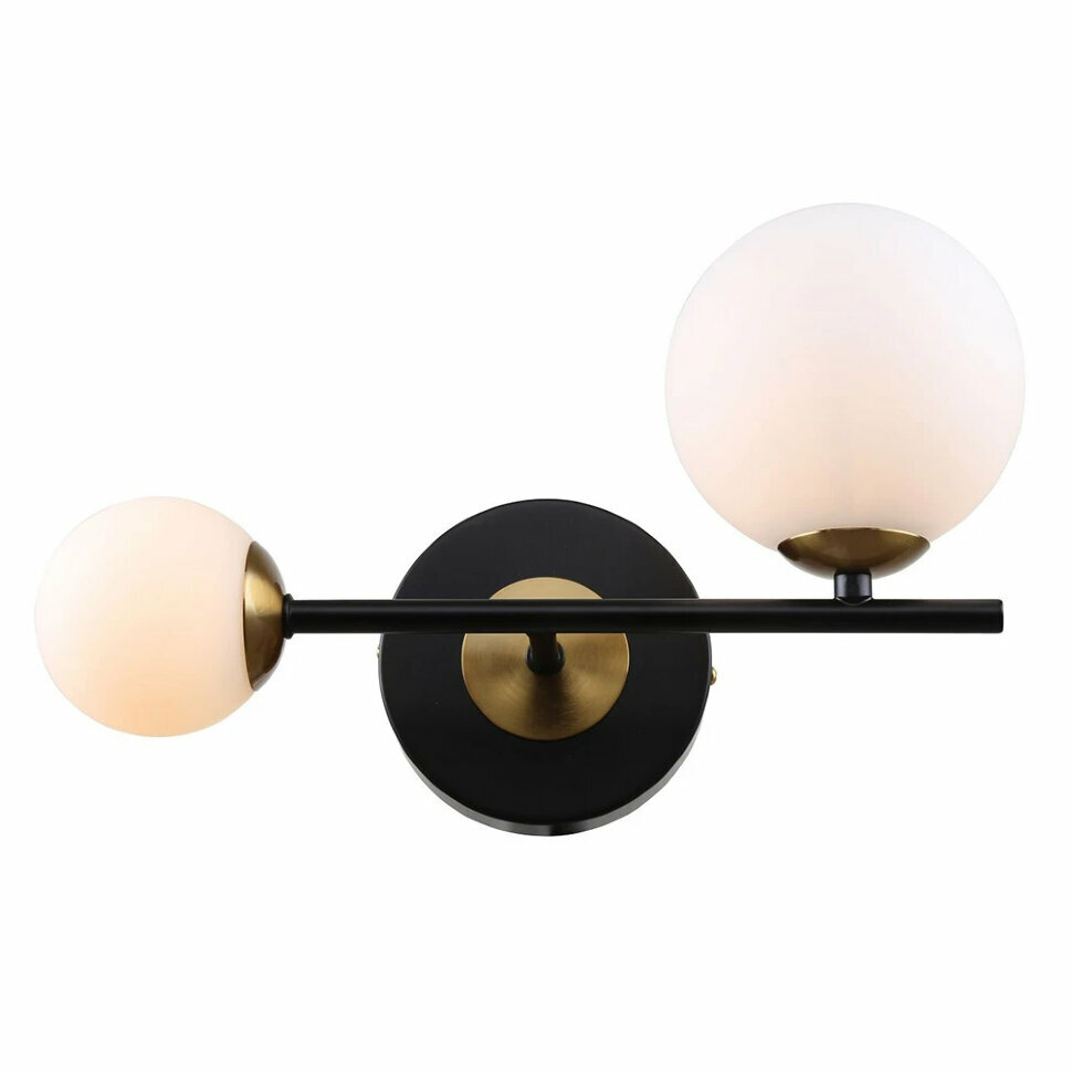 Бра AURA S7780-2W AB+BK