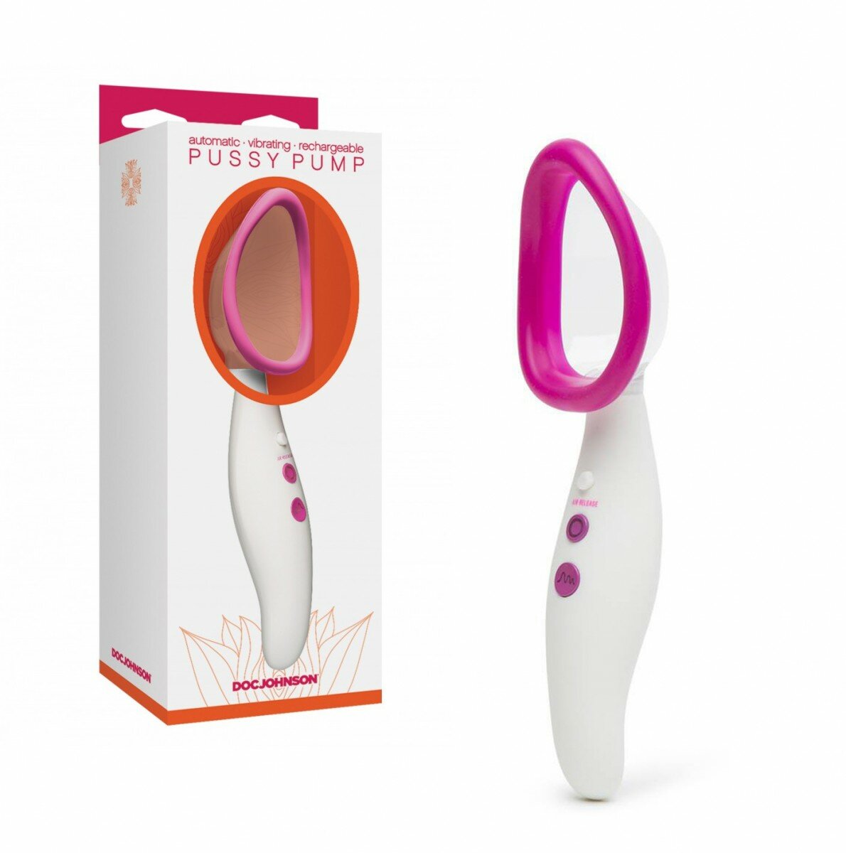 Автоматическая вагинальная помпа с вибрацией «Automatic Vibrating Pussy Pump»