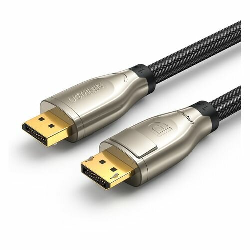 Кабель аудио-видео UGREEN DP112, DisplayPort (m) - DisplayPort (m) , 1м, черный [60842]