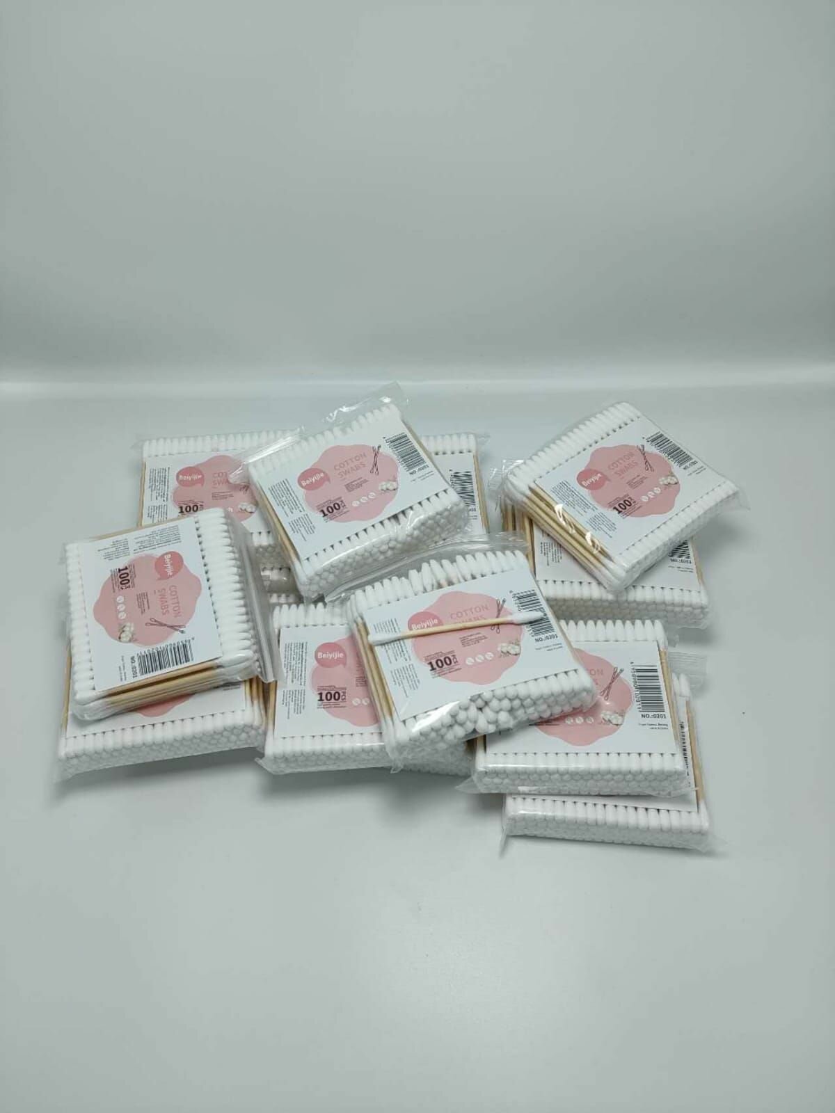 Bbet Бамбуковые ватные палочки 100% хлопок , 1000 шт.