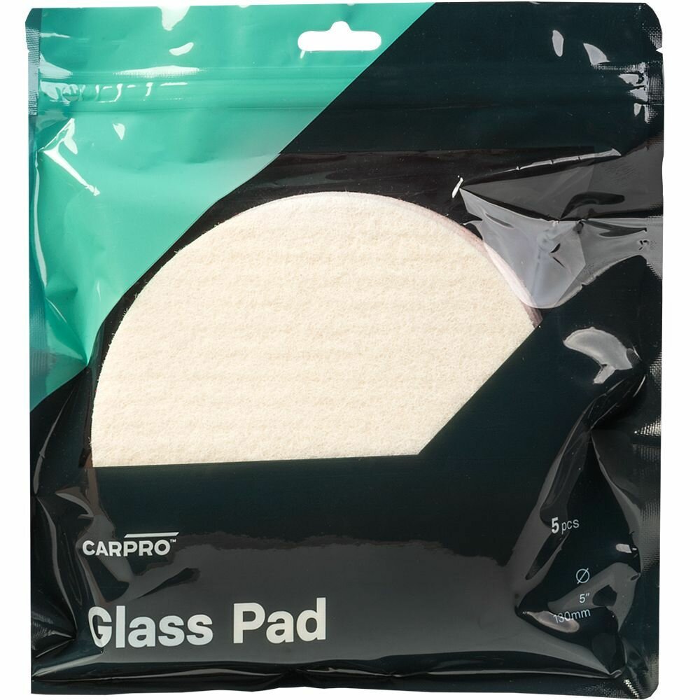 CARPRO Полировальный круг для стекла 130 мм Glass Pad 1уп. х5шт