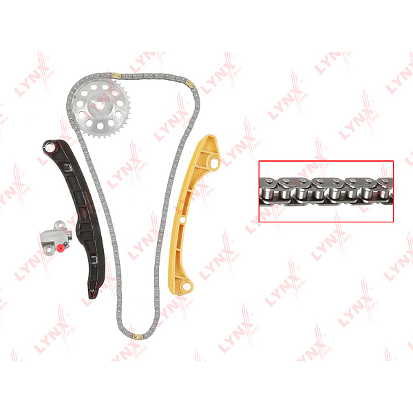 LYNXAUTO TK-0067 рем. к-кт цепи грм\ Mitsubishi (Мицубиси) Colt (Кольт) / Lancer (Лансер) 1.5 / 1.6 04