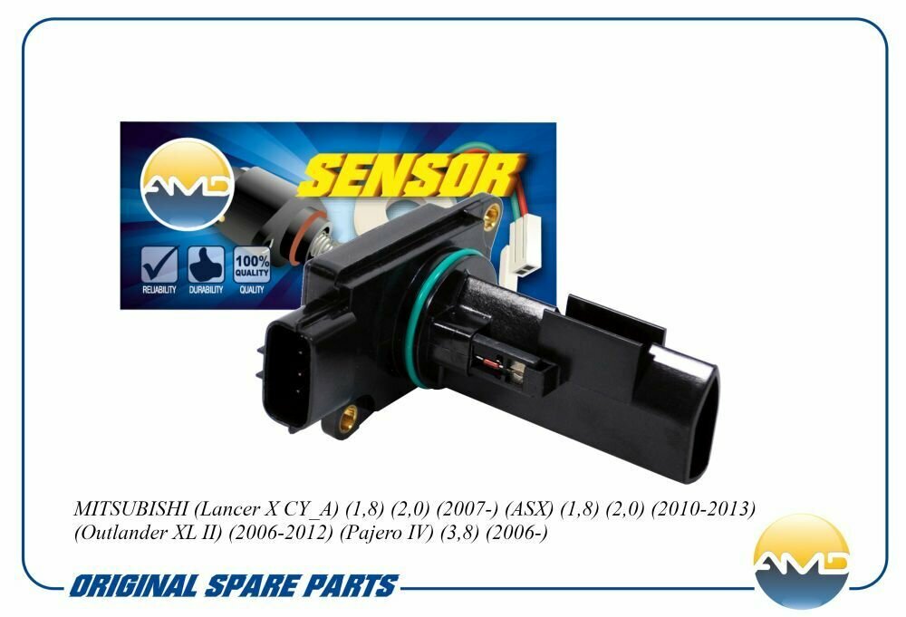 Датчик давления воздуха MR985187 AMD. SEN633 MITSUBISHI Lancer X CY_A 1,8 2,0 ASX 1,8 2,0 Outlander XL II Pajero IV 3,8