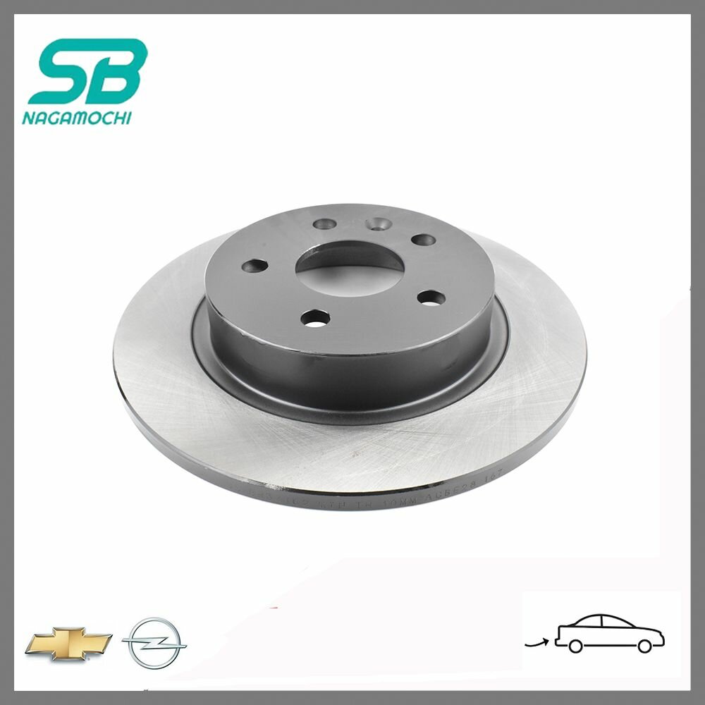 Диск тормозной задний SB NAGAMOCHI BR34102 для а/м Chevrolet Cruze, Opel Astra J 268x12