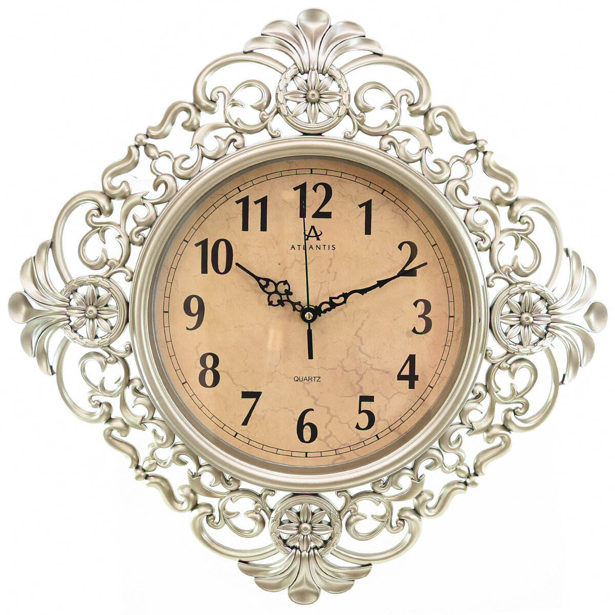 Часы настенные Atlantis TLD-35190A silver