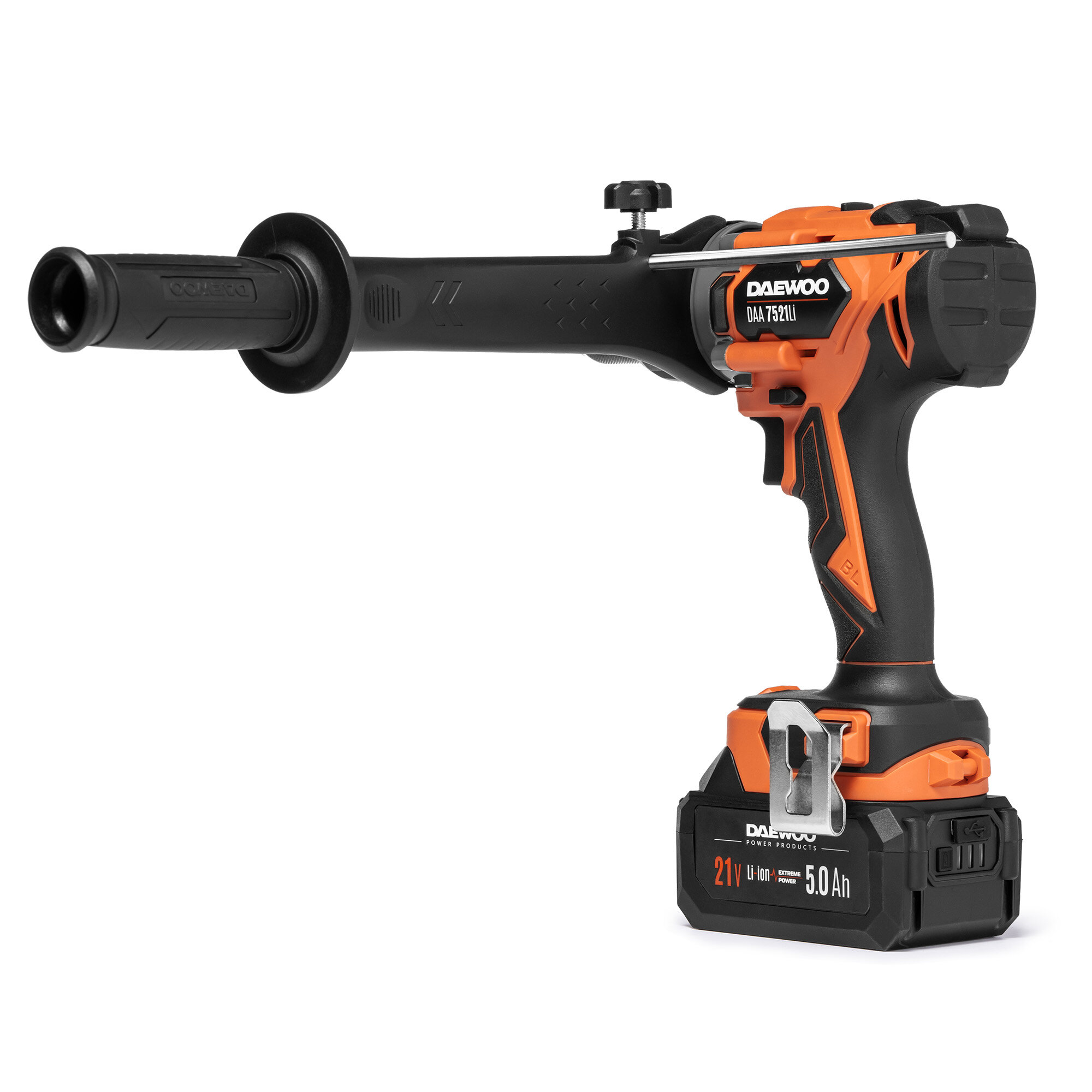 Дрель-шуруповерт ударная аккумуляторная DAEWOO DAA 7521Li SET 21В 4-5 Ач 2 АКБ и ЗУ