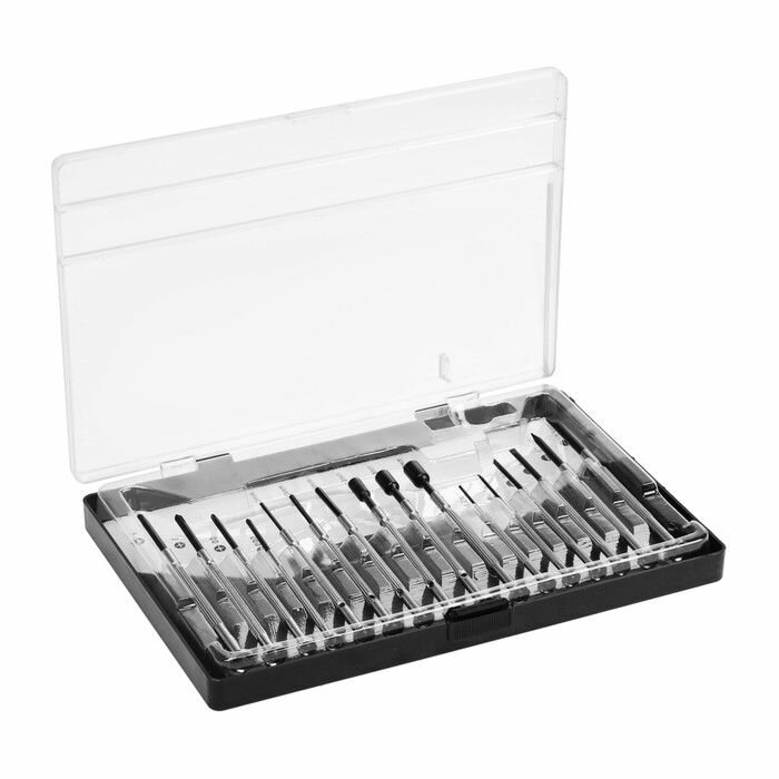 Набор отверток Тундра для точных работ, PH-SL-Heх-M, 16 шт