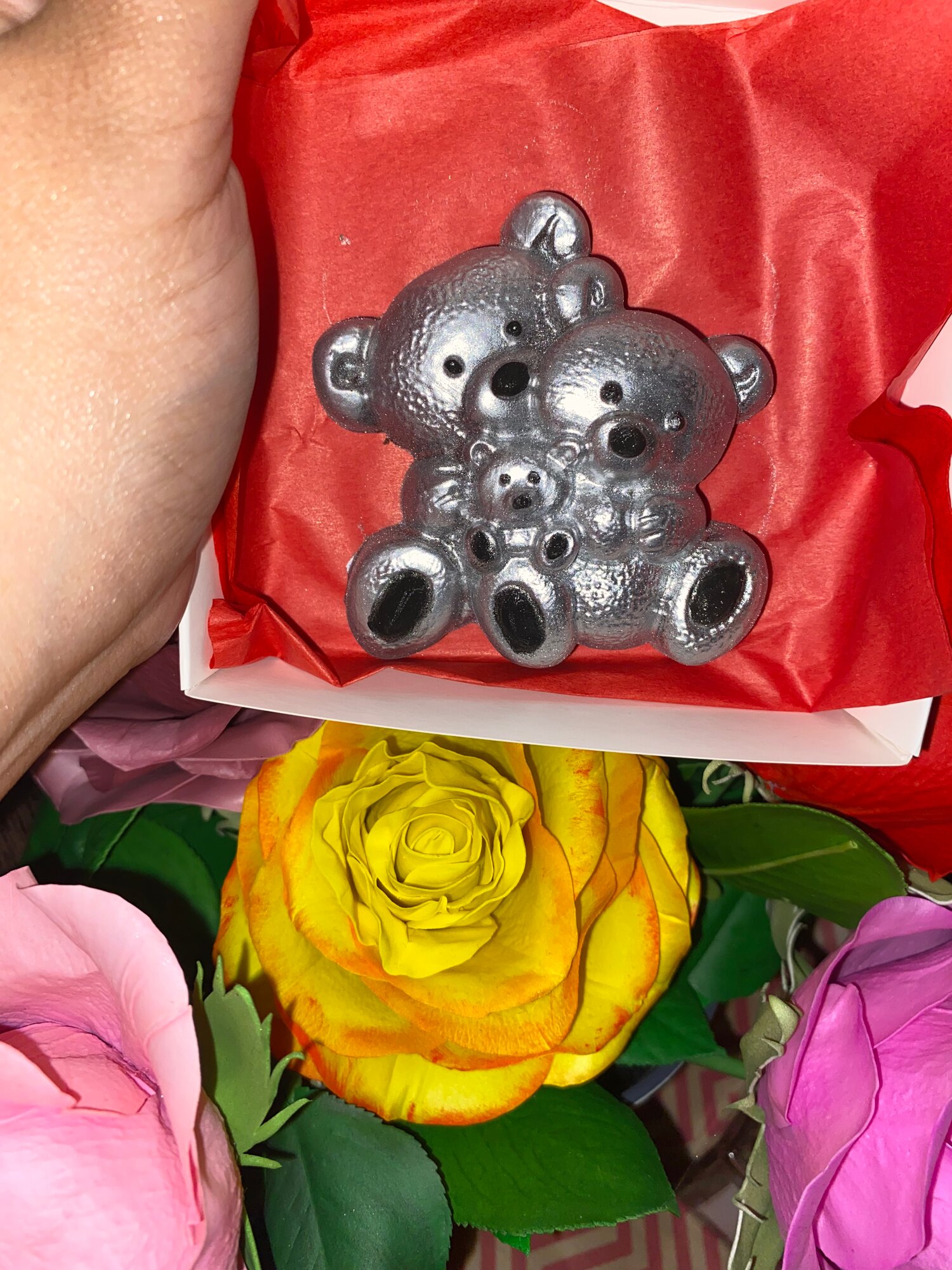 Шоколадные мишки, молочный шоколад 100г