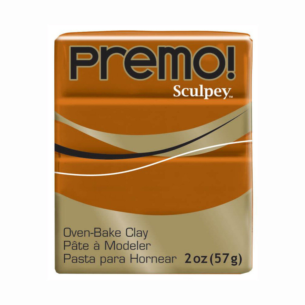Полимерная глина "Sculpey" Premo PE02 57 г 5392 охра