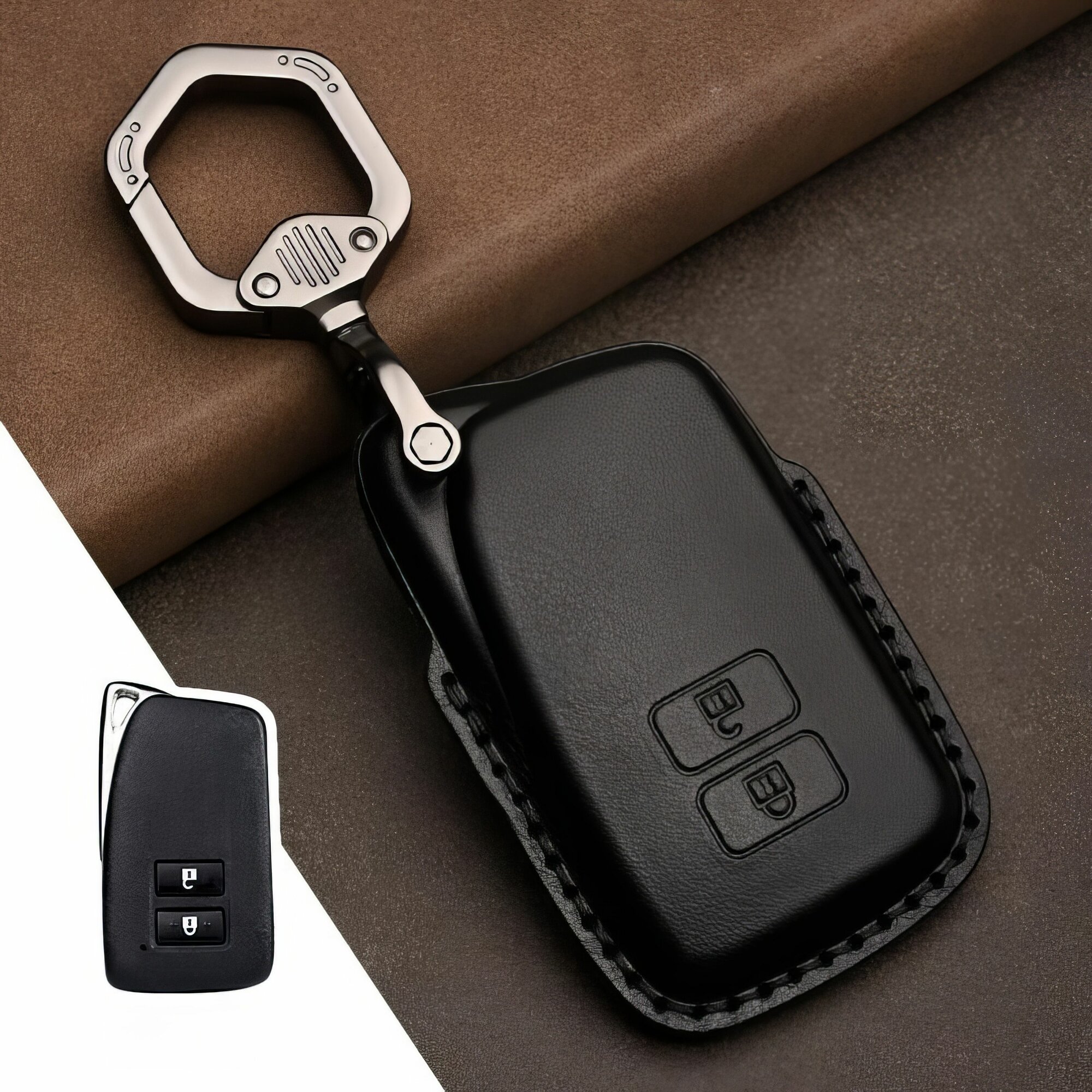 MEJICAR Кожаный чехол для ключа Lexus NX, RX, LX, GX, ES, UX, LS
