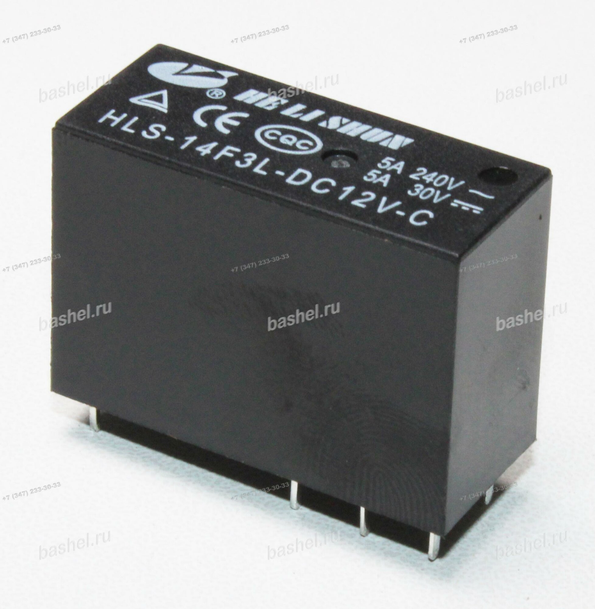 RELAY HLS-14F3L-DC12V-C 12V 5А, Реле, HELISHUN