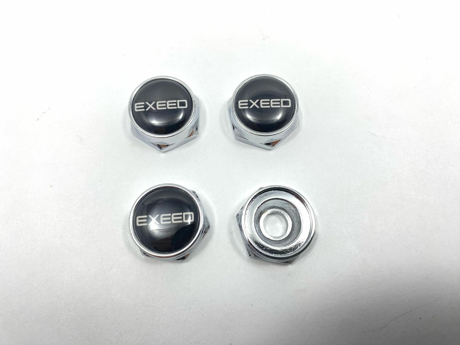 Болты для номера EXEED крепеж номера для авто с логотипом компл. 4 шт — фото 1