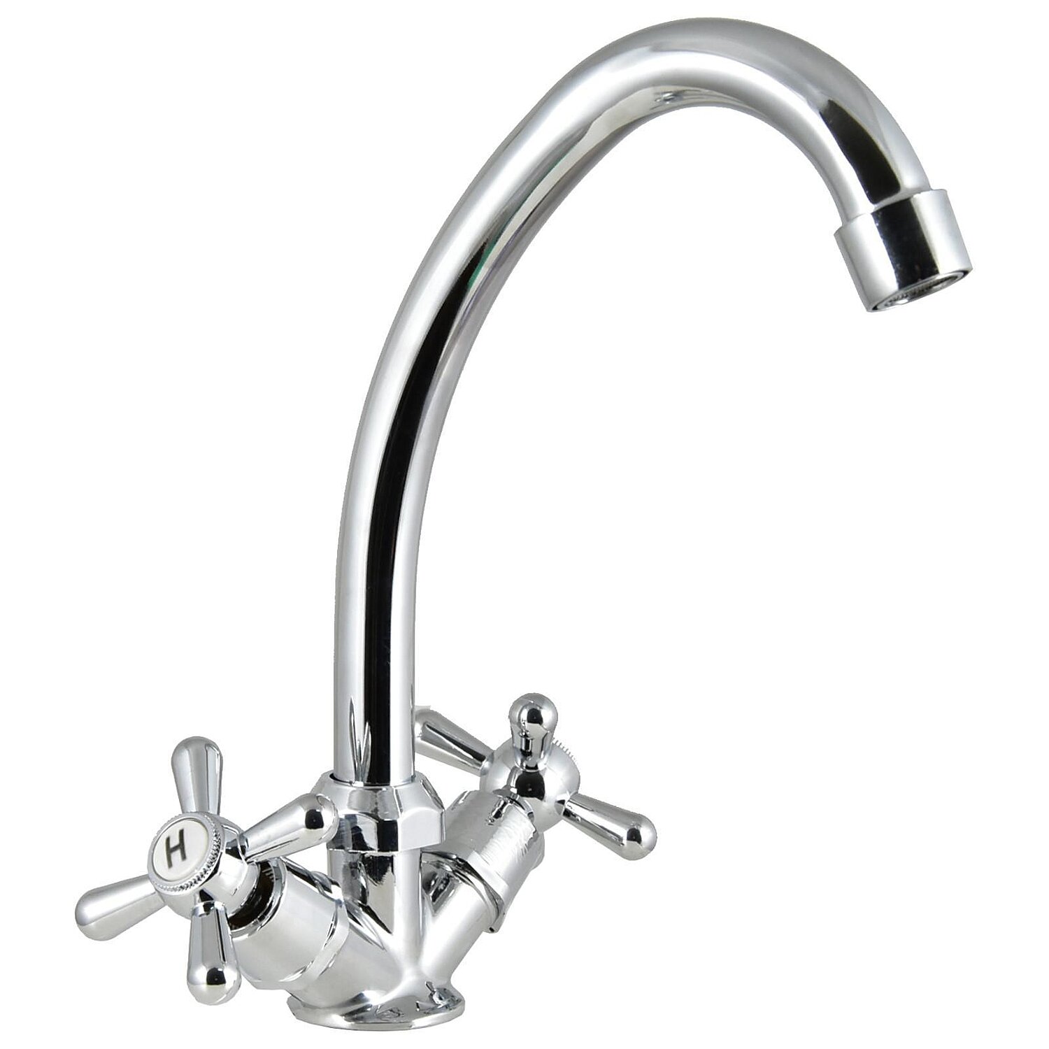 Смеситель для кухни Istok life Luxe 0402.436 двуручный хром