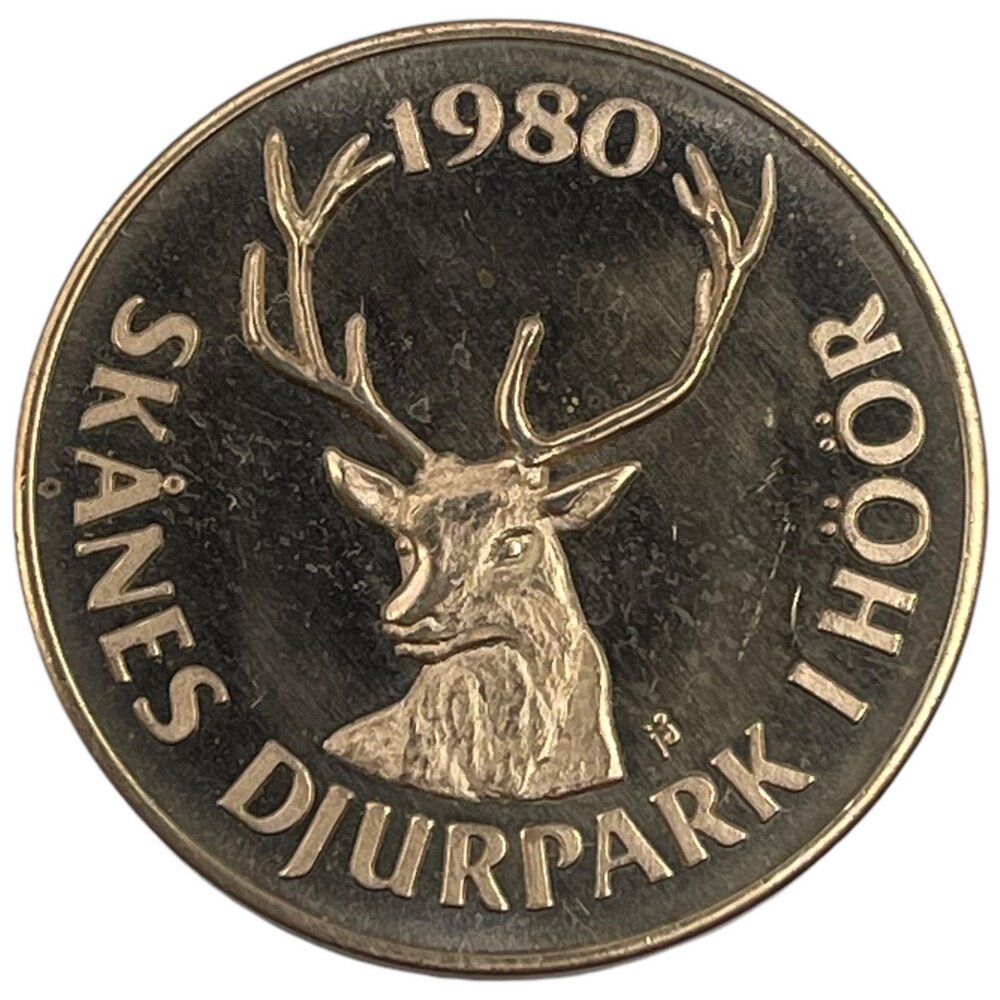 Швеция, Хёэр 10 крон 1980 г. (Зоопарк Сконе)