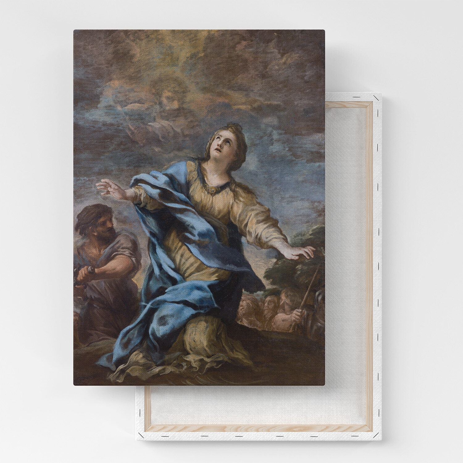 Картина на холсте, репродукция / Пьетро да Кортона - Martyrdom of Saint Martina / Размер 40 x 53 см