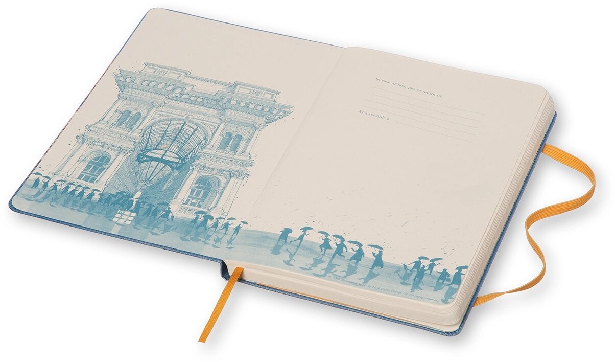 LEQP060IAMI / Блокнот Moleskine Limited Edition, 240стр, в линейку, твердая обложка, белый [leqp