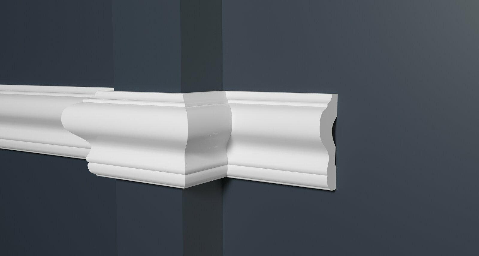 Молдинг DD302 Decor-Dizayn 60*25*2000мм, под покраску, 1 шт.