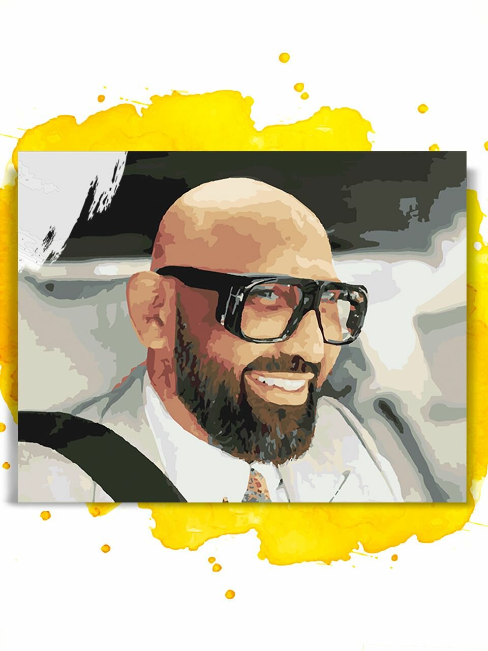 Картина по номерам на холсте Лавандовый раф, 40 х 50 см