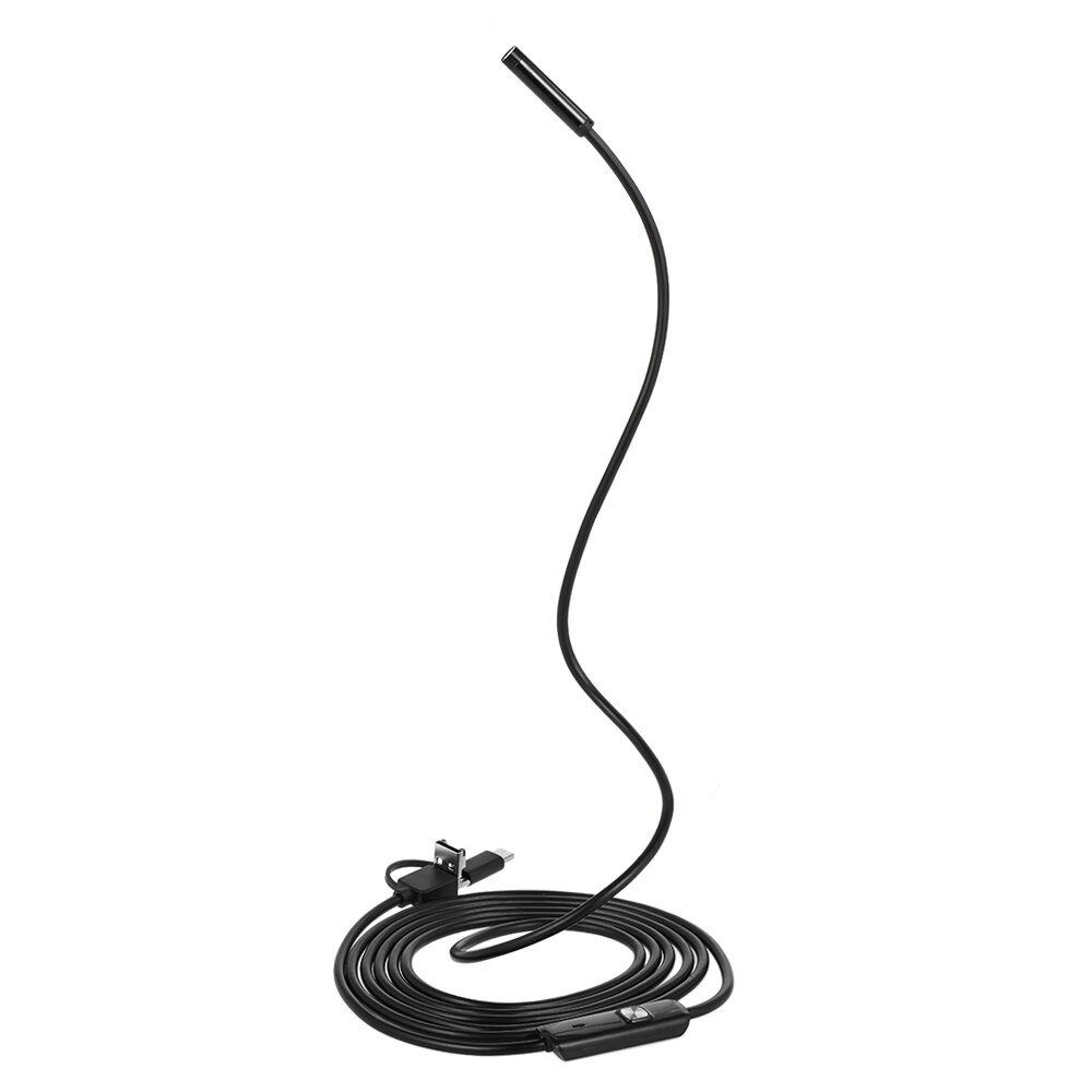 3 в 1 Инспекционная камера Бороскоп Type-C и Micro USB и USB Эндоскоп