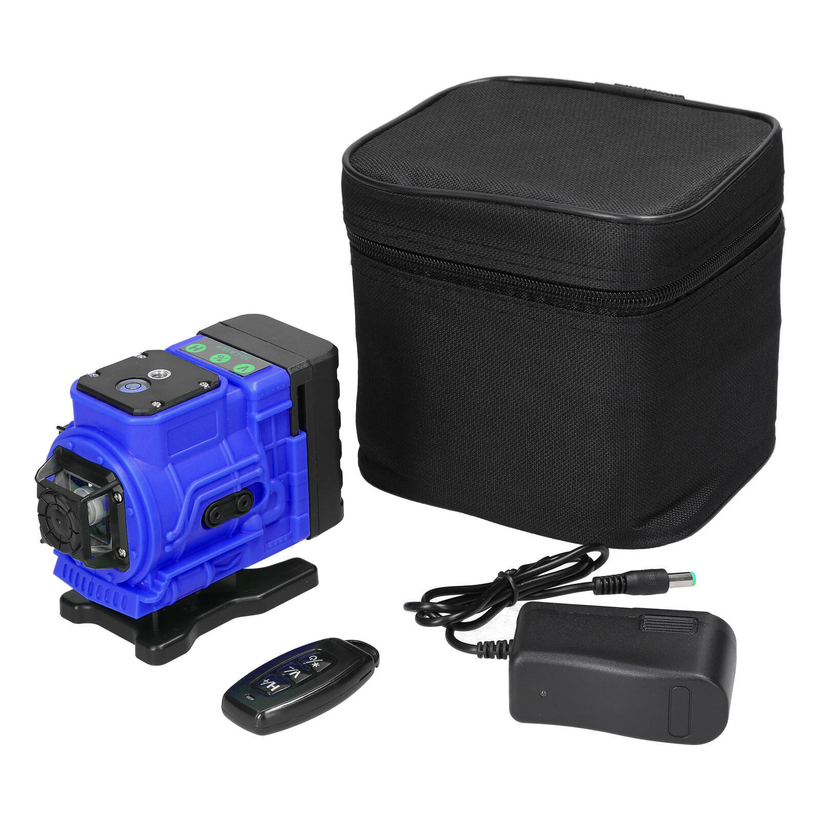 Многофункциональный 12-линейный лазерный уровень с зеленым светом 3 градусов Самонивелирующаяся