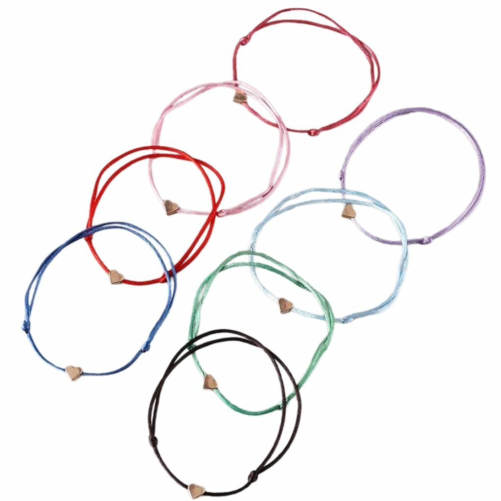 Набор браслетов "Сердце дружбы"