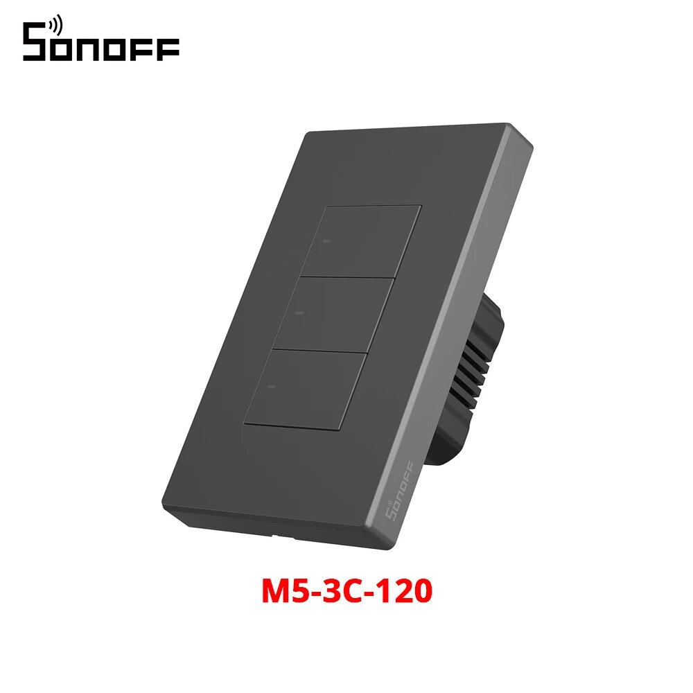 SONOFF M5 SwitchMan Умный выключатель 1/2/3 клавиши M5-3C-120