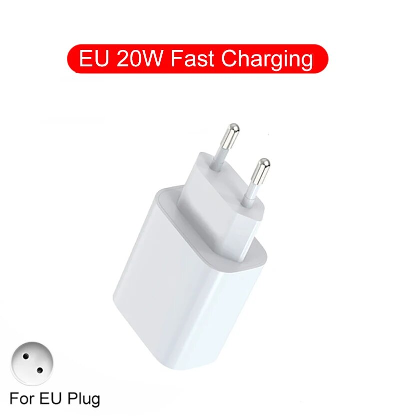 PD 20 Вт Быстрая зарядка для for Apple iPhone 15 13 11 14 12 Pro Max Mini Plus X XR XS EU Charger