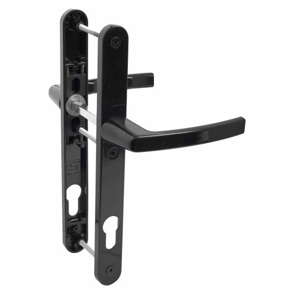 Комплект ручек булат РФ 92.25.02.9005 урал черный с пружин. м/о 92 "под пальчики"