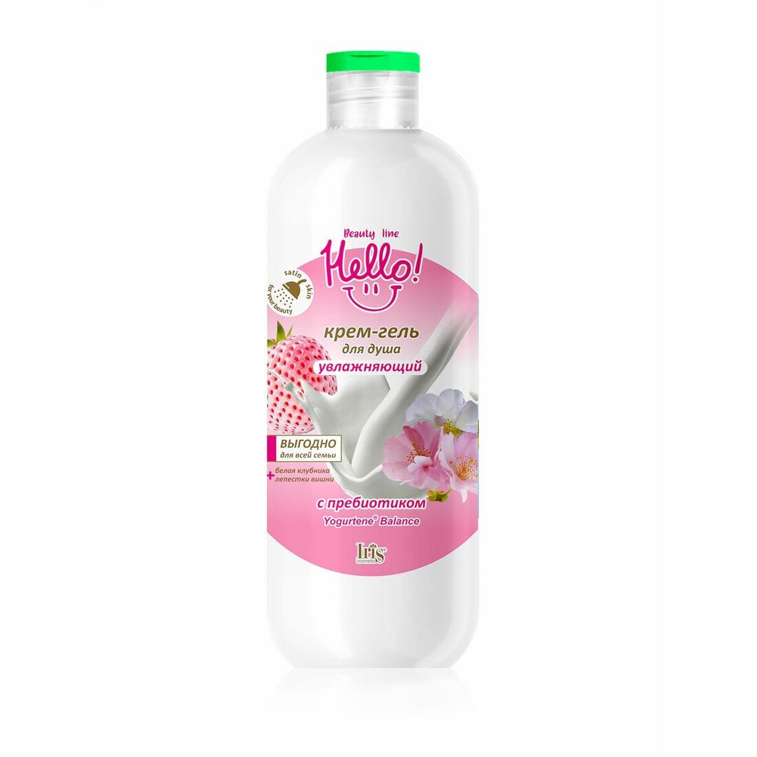Крем-гель для душа Hello Beauty line увлажняющий 500мл