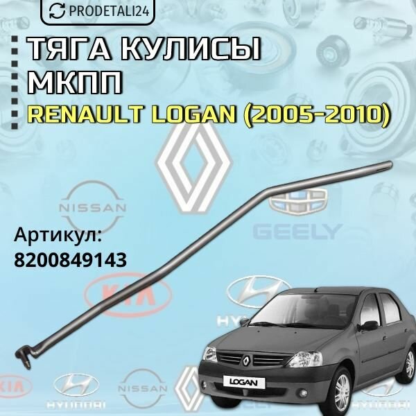 Тяга кулисы МКПП Renault Logan Артикул : 8200849143
