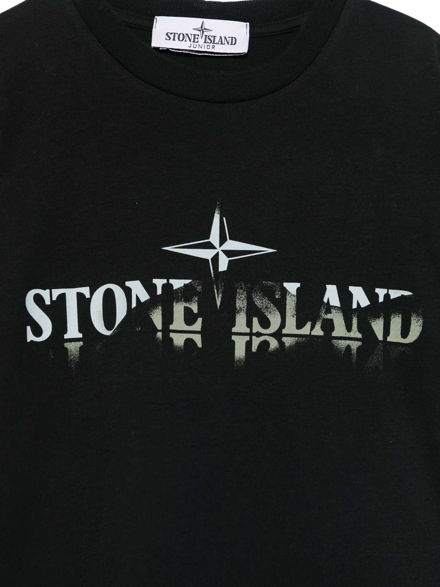 Футболка Stone Island, размер 10 лет, черный — фото 1