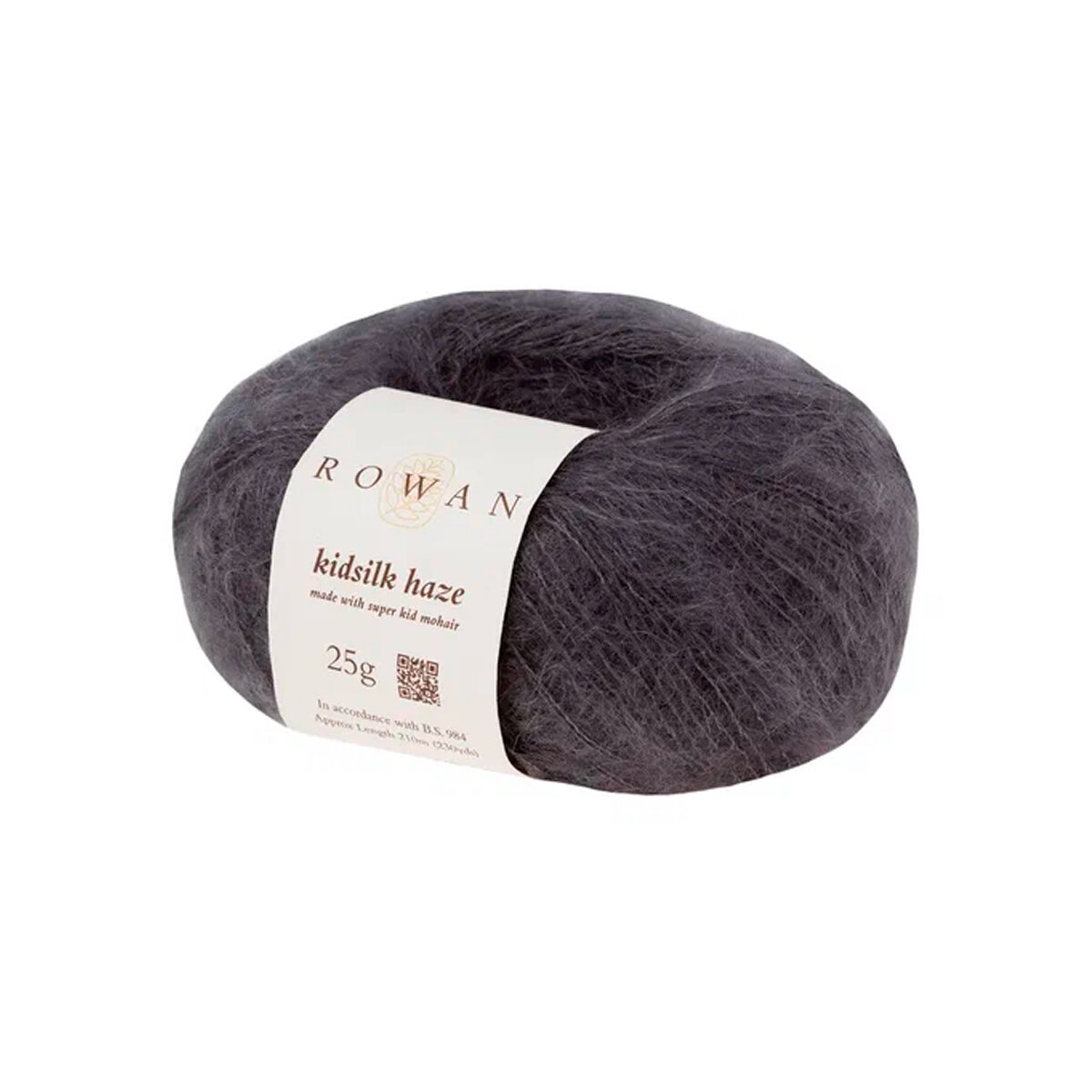Kidsilk Haze /Кидсилк Хэйз/ пряжа Rowan, Z012000 (605, smoke (дым), серый)