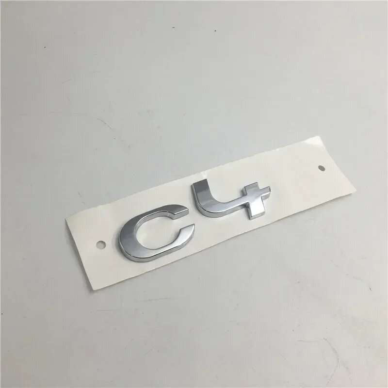 Для C4 C4L эмблема автомобиля задняя крышка багажника логотип табличка наклейки