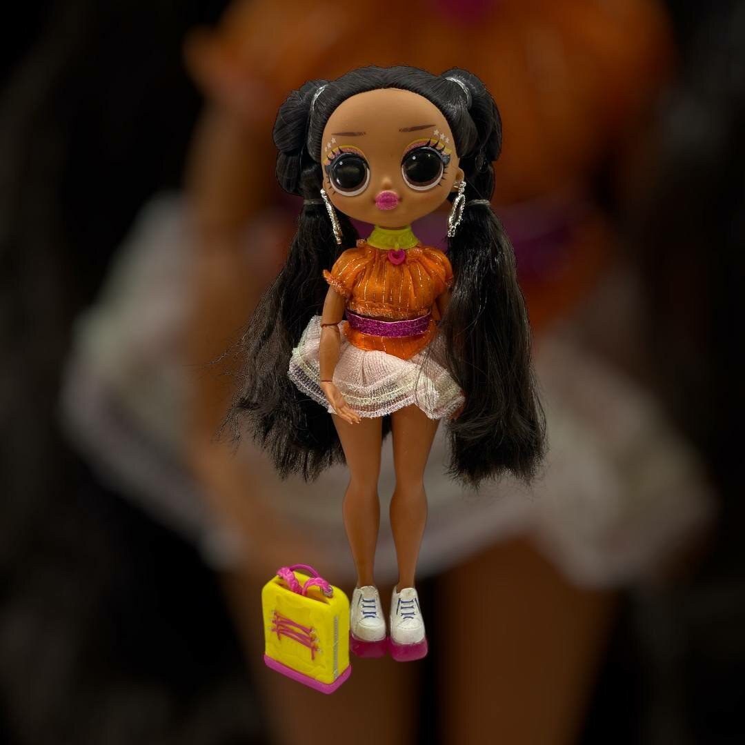 Кукла-модель LOL, с длинными волосами, 23см, пластик, силикон и текстиль