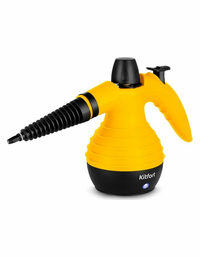 Пароочиститель Kitfort КТ-9193-3, черно-желтый