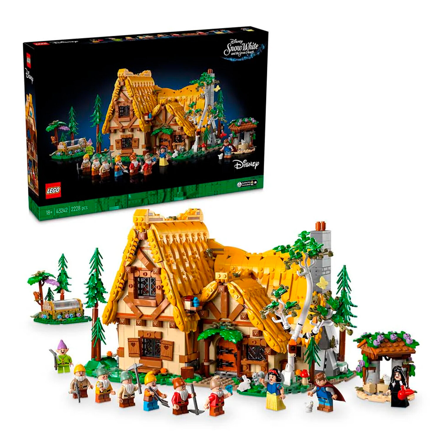 Конструктор LEGO Disney Домик Белоснежки и семи гномов, 43242