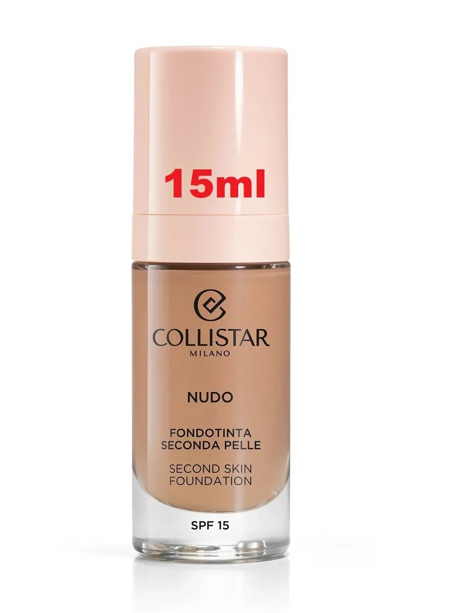 5N мини-тональный крем "Вторая кожа" Collistar "NUDO" Ambra, 15 мл
