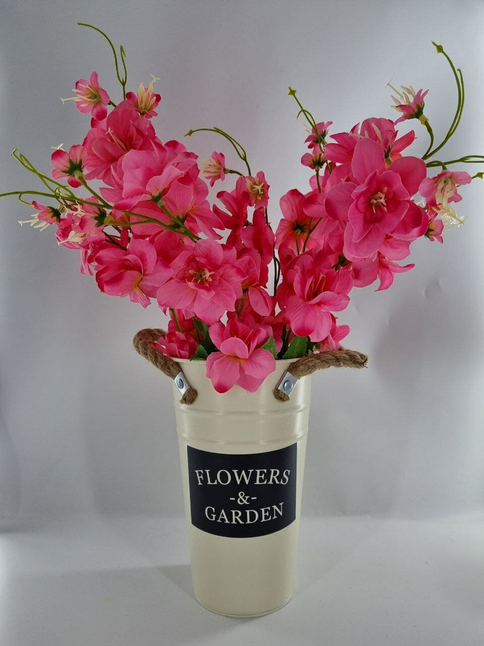 Дельфиниум набор 2 букета. Искусственные цветы. Ярко розовый