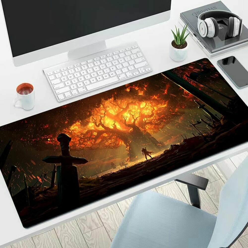 Масштабный игровой анимационный коврик для мыши World of Warcraft XXL коврик для компьютерного стола канцелярские принадлежности оборудование 900X400