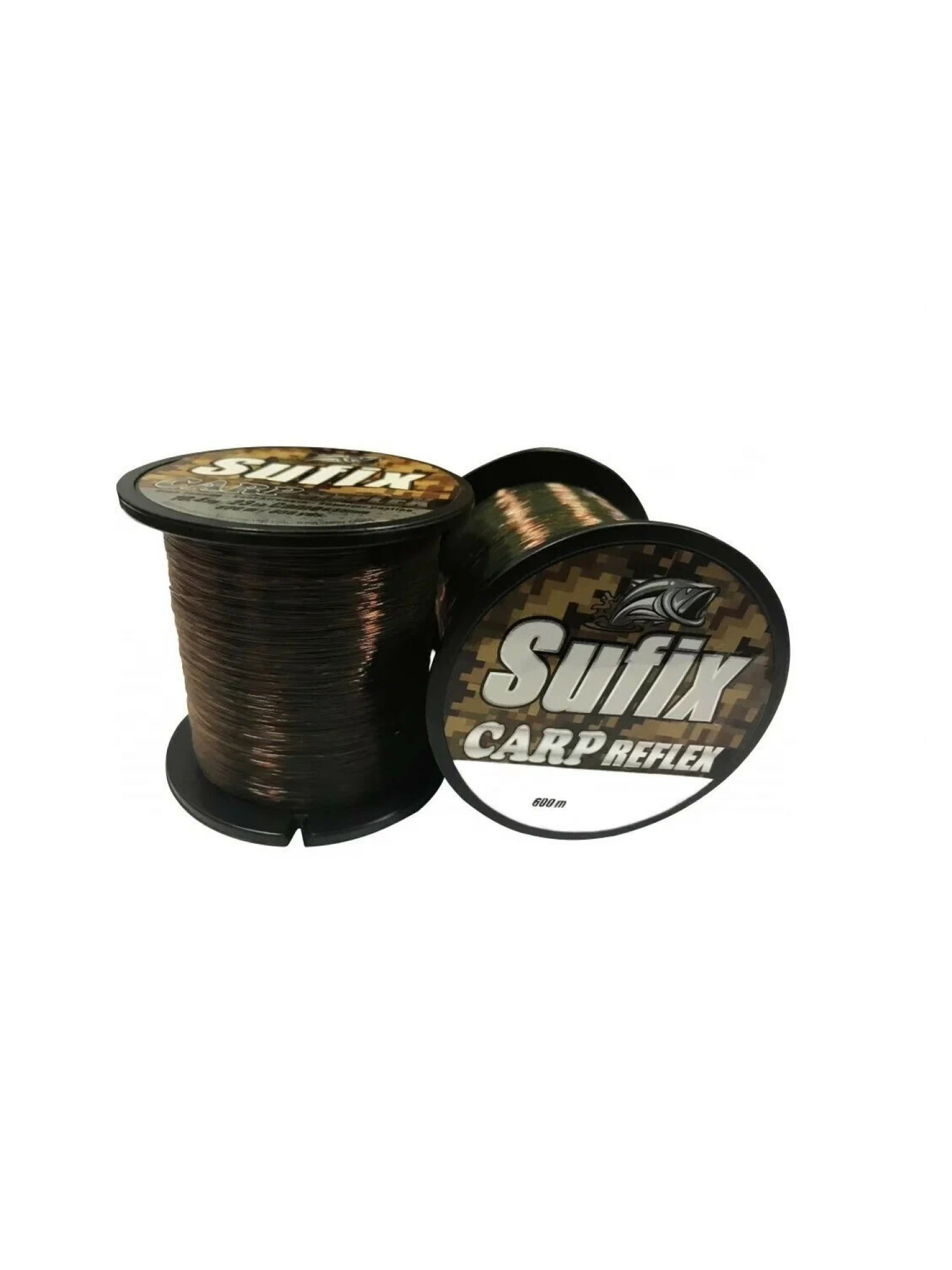 Монофильная леска Sufix CARP REFLEX Camo 600м 0.40мм 13.2кг, коричневая