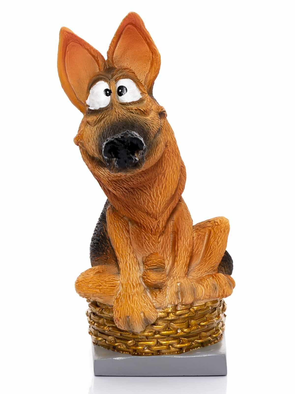 Фигурка коллекционная Собака Немецкая Овчарка - Желаю роскошного окружения, 11,5 см