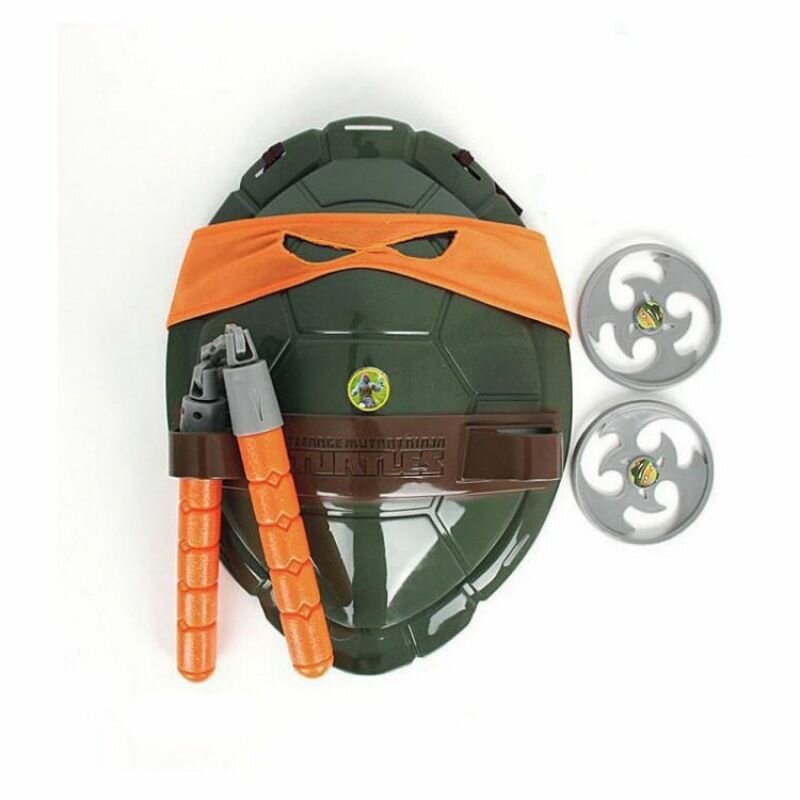 Маска игровая "Черепашки ниндзя", 36х28 см, крепление на спине