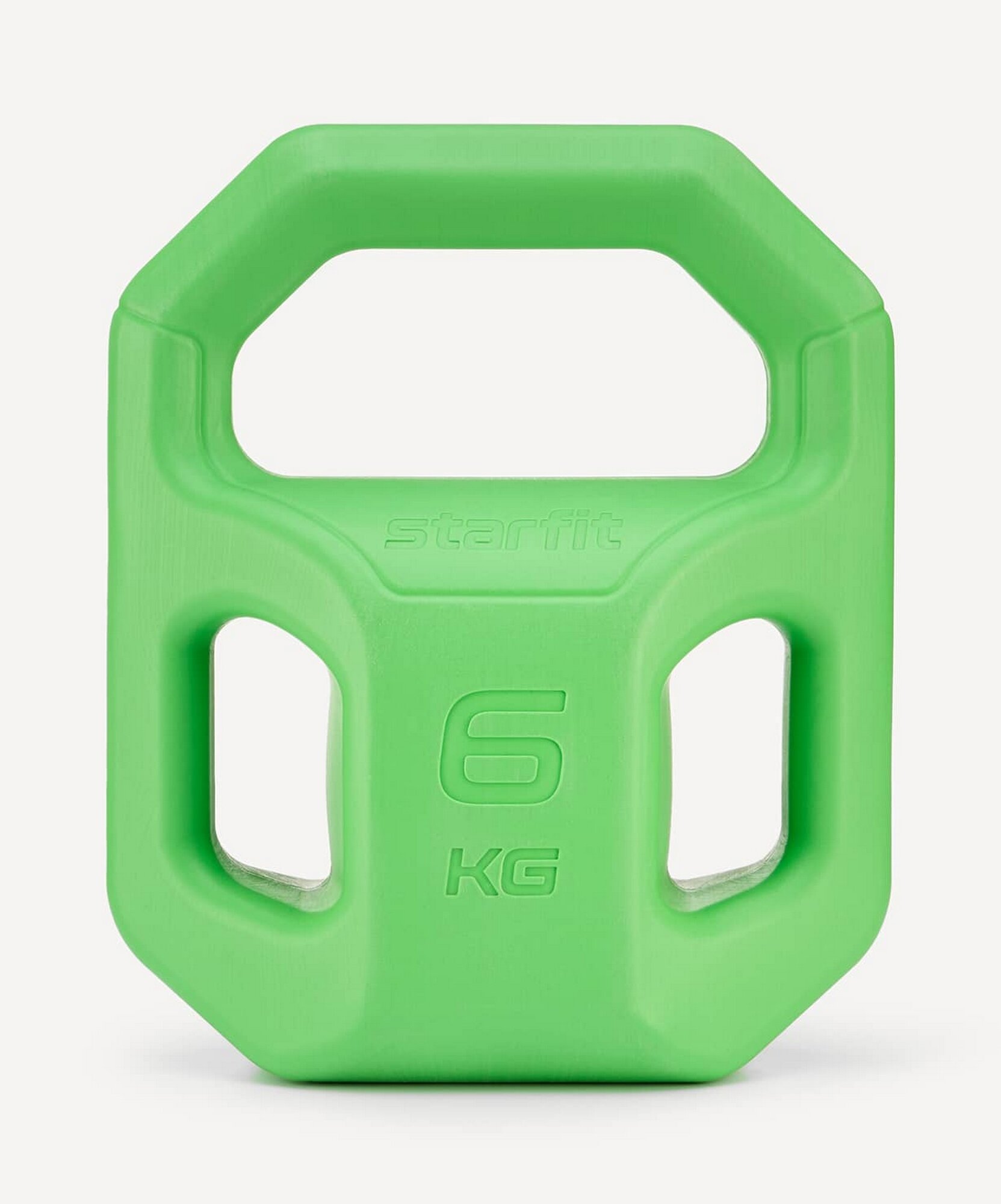 Гиря пластиковая STARFIT DB-505 6 кг, зеленый
