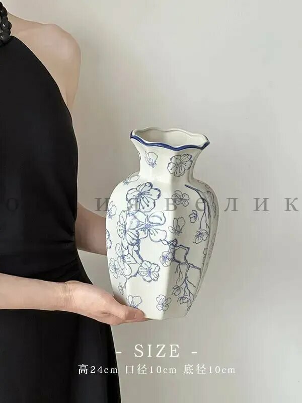 Ваза, 24 см , Керамика, 1 шт