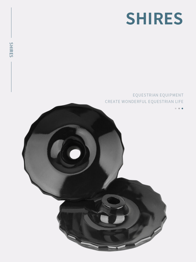 Прокладка трензеля Shires, для лошади, пластик, черная, 135x90 мм