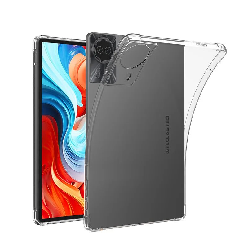 Прозрачный тонкий чехол-книжка для Teclast T50 Plus/T50 Max/T50HD (2024) 11 дюймов Teclast T50HD, TPU Case