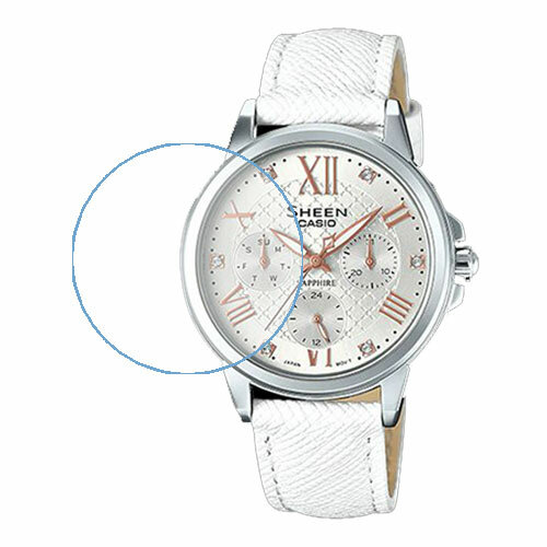 Скрин Мобайл защитный экран для часов Casio SHE-3511L-7A из нано стекло 9H