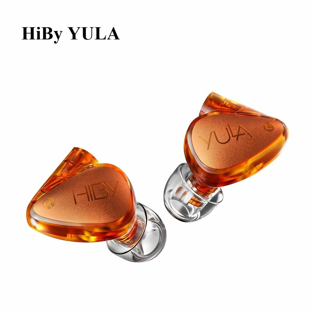 HiBy YULA 10 мм Динамические наушники HiFi PEEK с диафрагмой из алюминиевого сплава с ЧПУ 224 OFC Провода